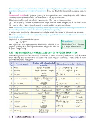 class 11 physical quantities | PDF
