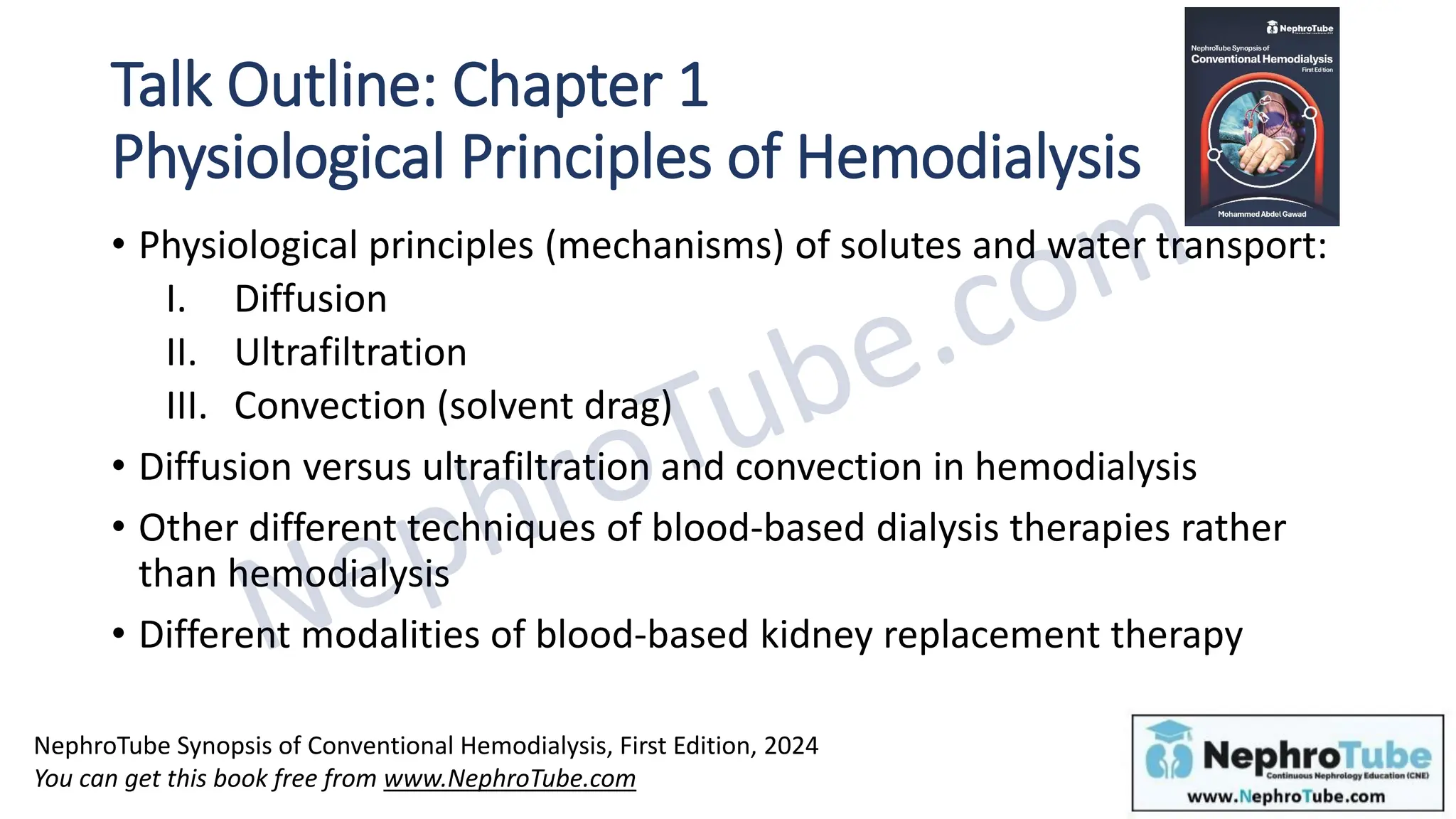 Hemodialysis: Chapter 1, Physiological Principles of Hemodialysis - Dr.Gawad | PDF