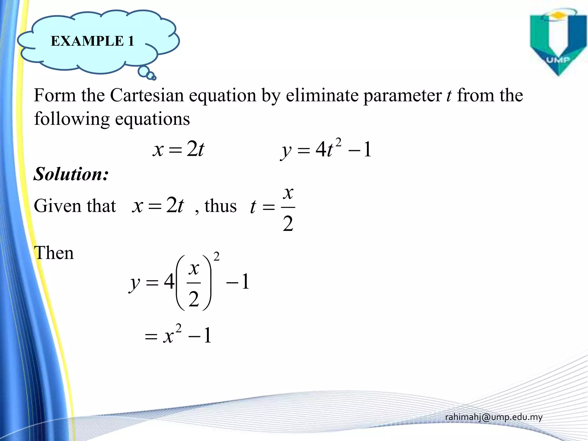 Applied Calculus Chapter 1 polar coordinates and vector | PPTX