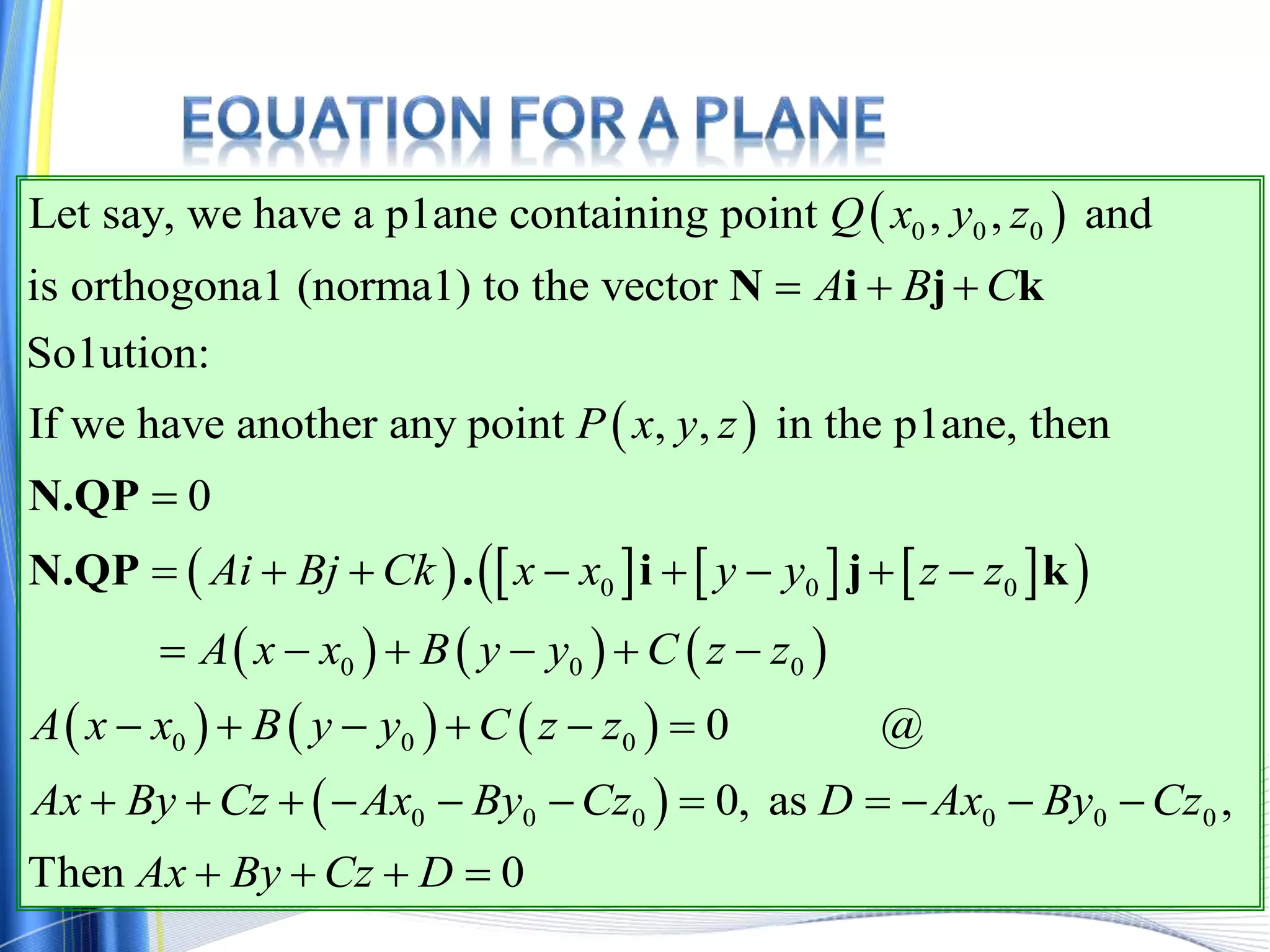 Applied Calculus Chapter 1 polar coordinates and vector | PPTX
