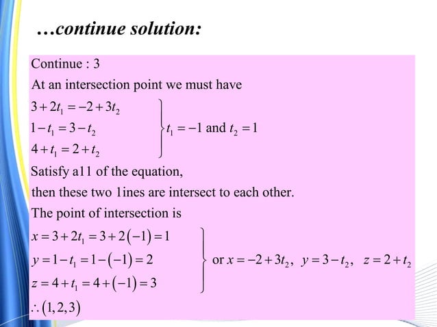 Applied Calculus Chapter 1 polar coordinates and vector | PPTX ...