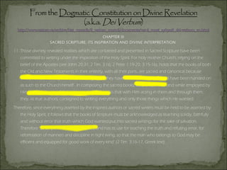 Catholic Interpretation of the Scriptures | PPT