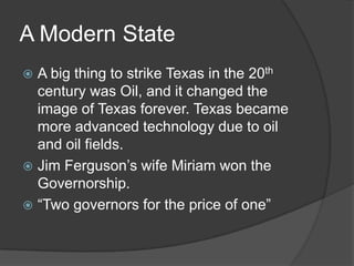 Texas Chapter 1 powerpoint | PPTX