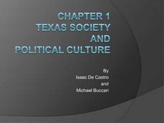 Texas Chapter 1 powerpoint | PPT