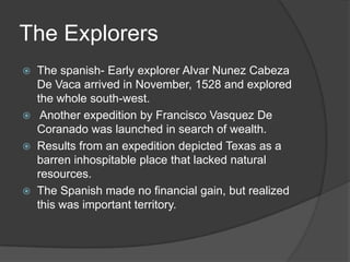 Texas Chapter 1 powerpoint | PPT