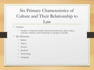 Law and Justice Chapter 1 power point | PPT