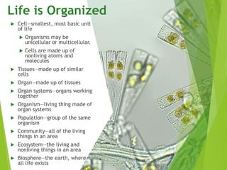 Chapter 1: Biology - The Science of Life | PPTX