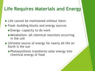 Chapter 1: Biology - The Science of Life | PPT