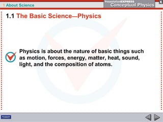 Chapter 1 Introduction to Science- Physics | PPTX