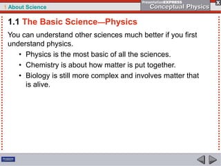 Chapter 1 Introduction to Science- Physics | PPTX