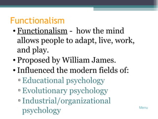 Chapter1pps what is psychology , perspectives | PPT