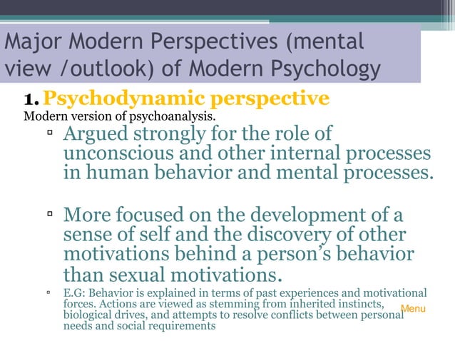 Chapter1pps what is psychology , perspectives | PPT
