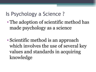 Chapter1pps what is psychology , perspectives | PPT