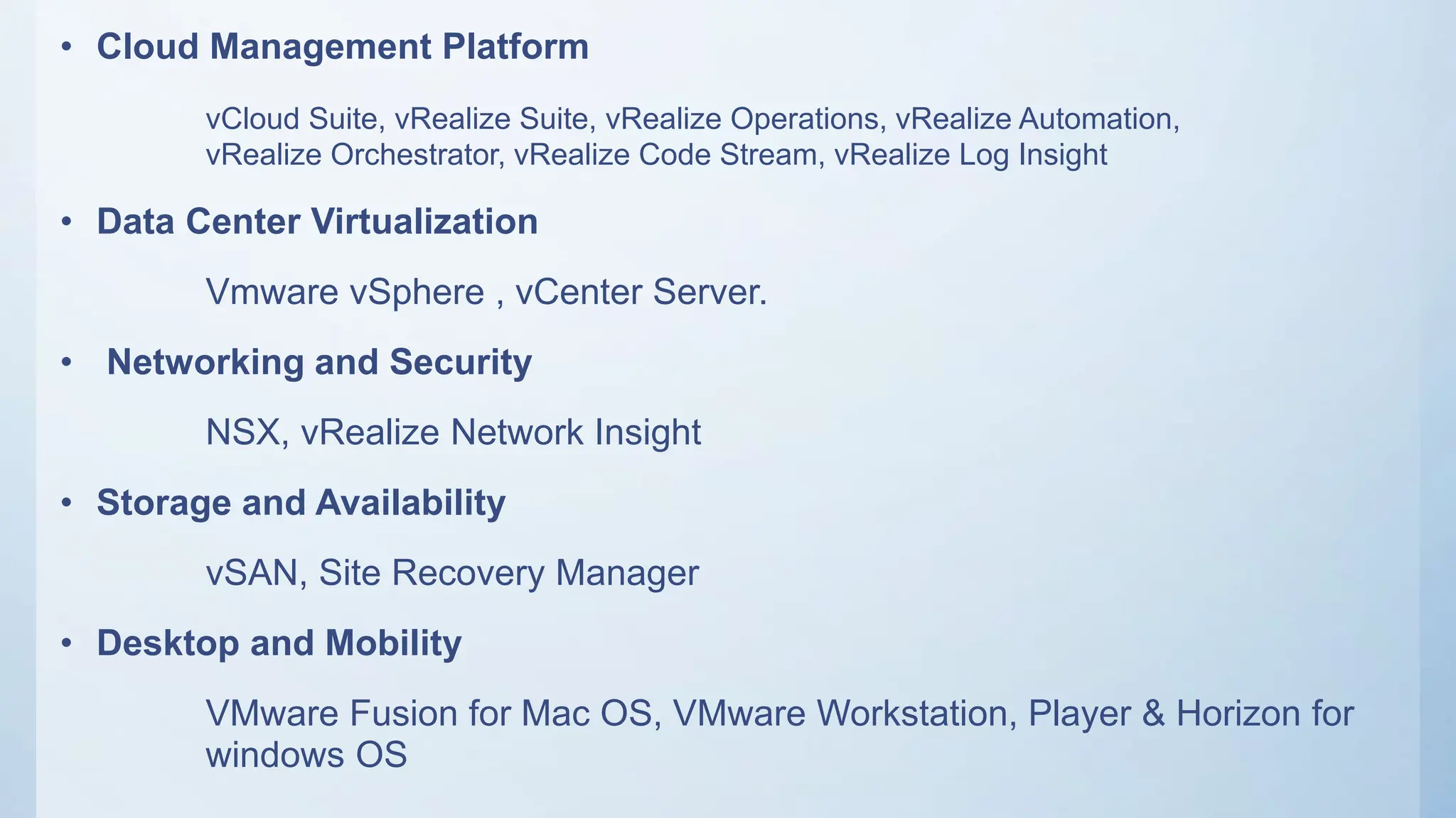 VMware virtualization toipcs ESX and ESXI architecture | PPTX
