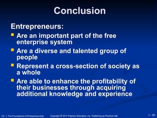 chapter 1 - The Foundations of Entrepreneurship | PPTX