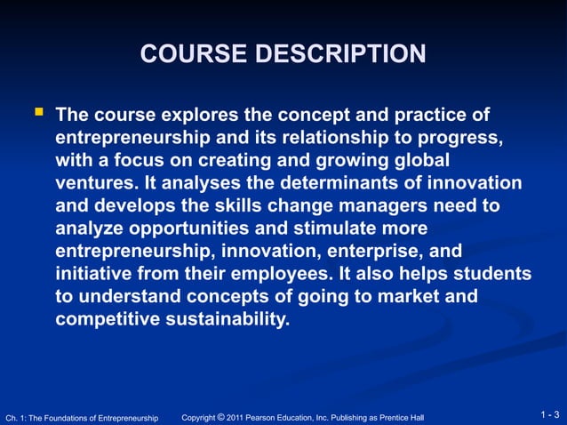 chapter 1 - The Foundations of Entrepreneurship | PPTX