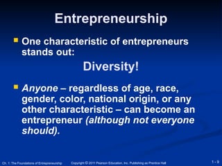 chapter 1 - The Foundations of Entrepreneurship | PPTX