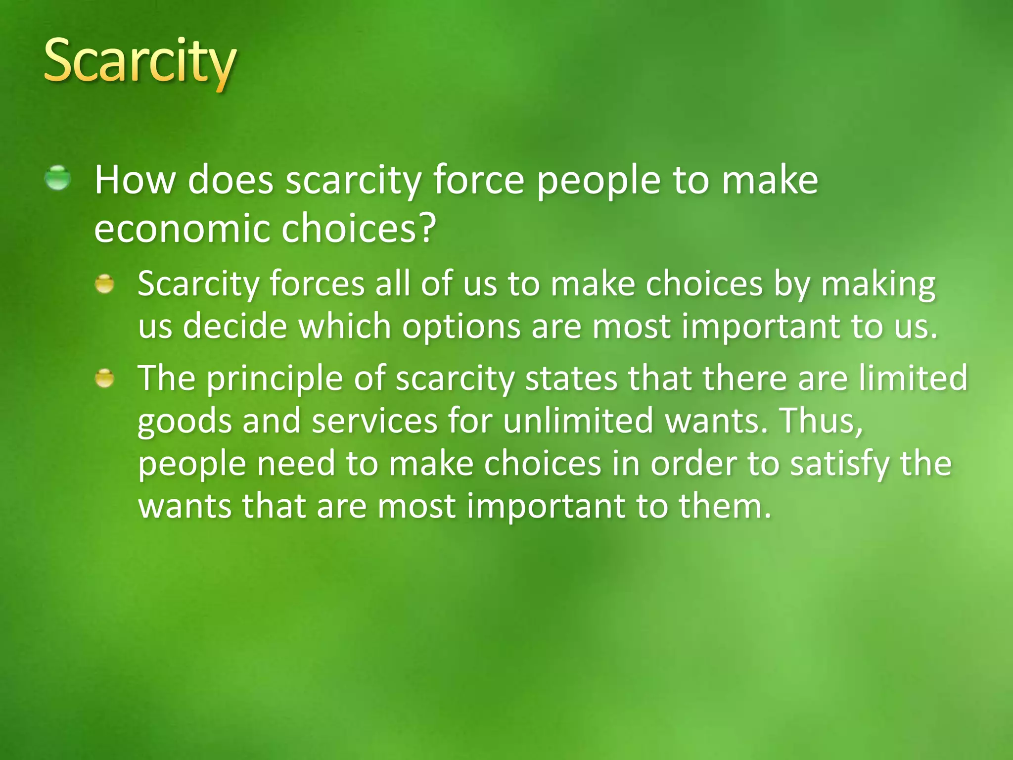 Economics: Chapter 1 | PPTX