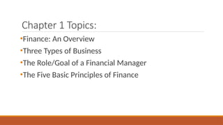 Chapter 1 Principles Of Financial Mgt.pptx