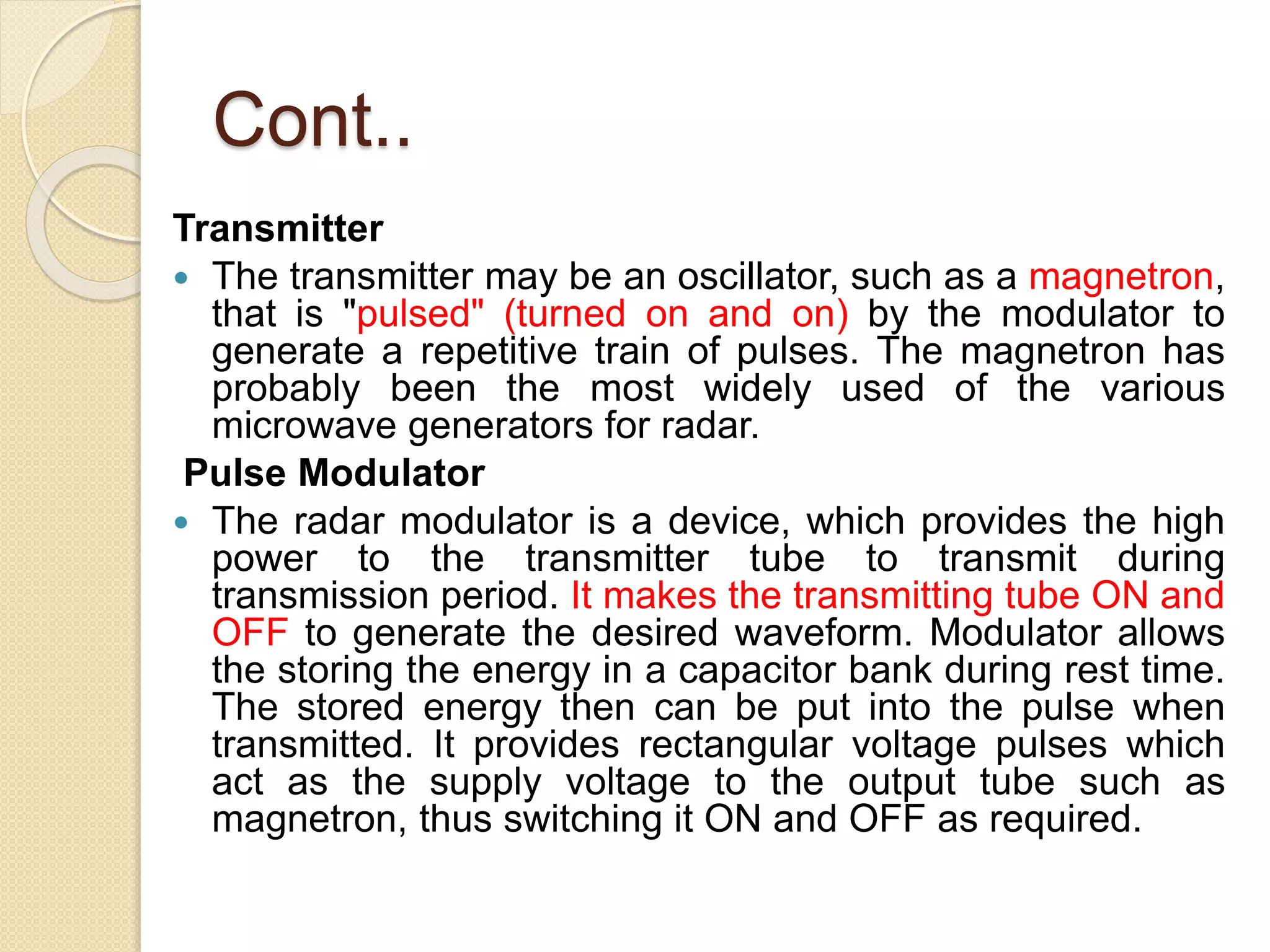 CHAPTER 1 PRINCIPLES OF RADAR.pptx