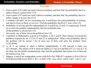 Chapter1_Probability , Statistics Reliability | PDF