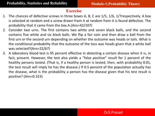 Chapter1_Probability , Statistics Reliability | PDF