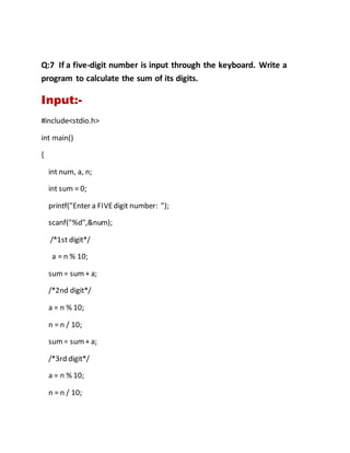Chapter 1 Programming Fundamentals Assignment.docx