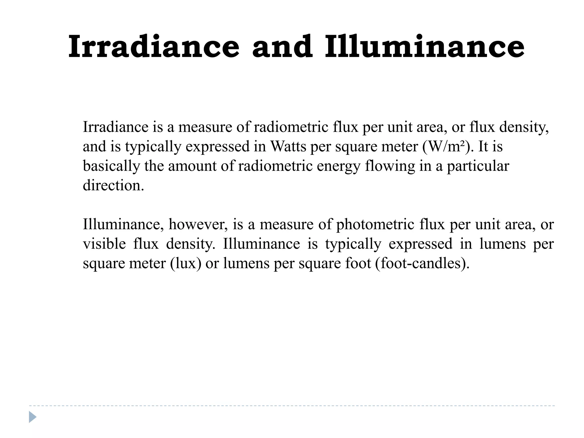 Chapter 1 radiometry_and_photometry | PPT