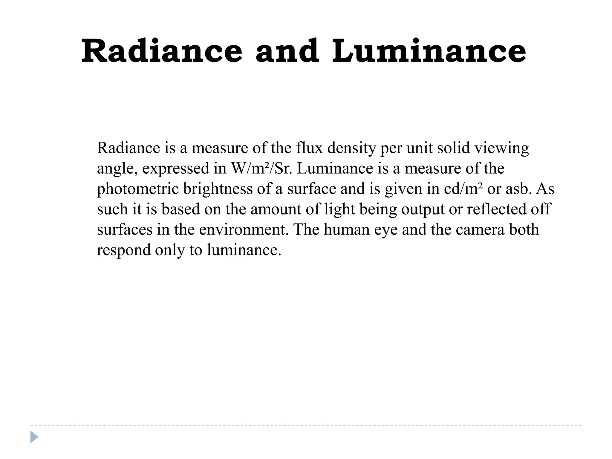 Chapter 1 radiometry_and_photometry | PPT