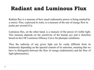 Chapter 1 radiometry_and_photometry | PPT