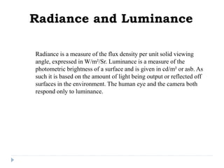 Chapter 1 radiometry_and_photometry | PPT