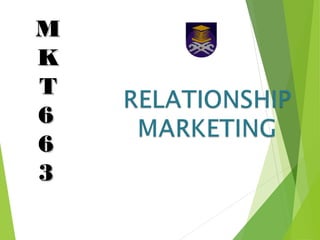 Relationship Marketing Basic Concepts | PPT