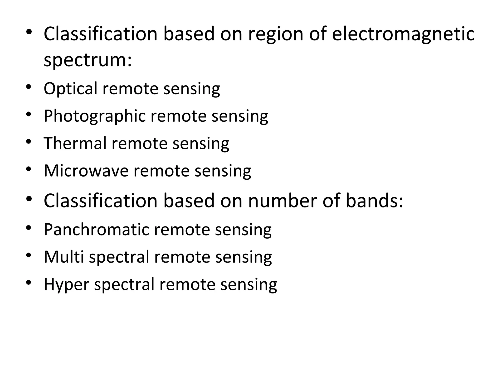 Chapter 1 (Introduction to remote sensing) | PPT