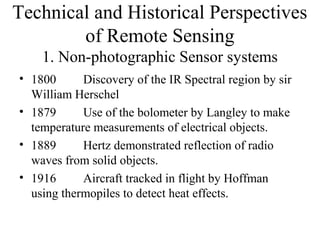 Chapter 1 (Introduction to remote sensing) | PPT