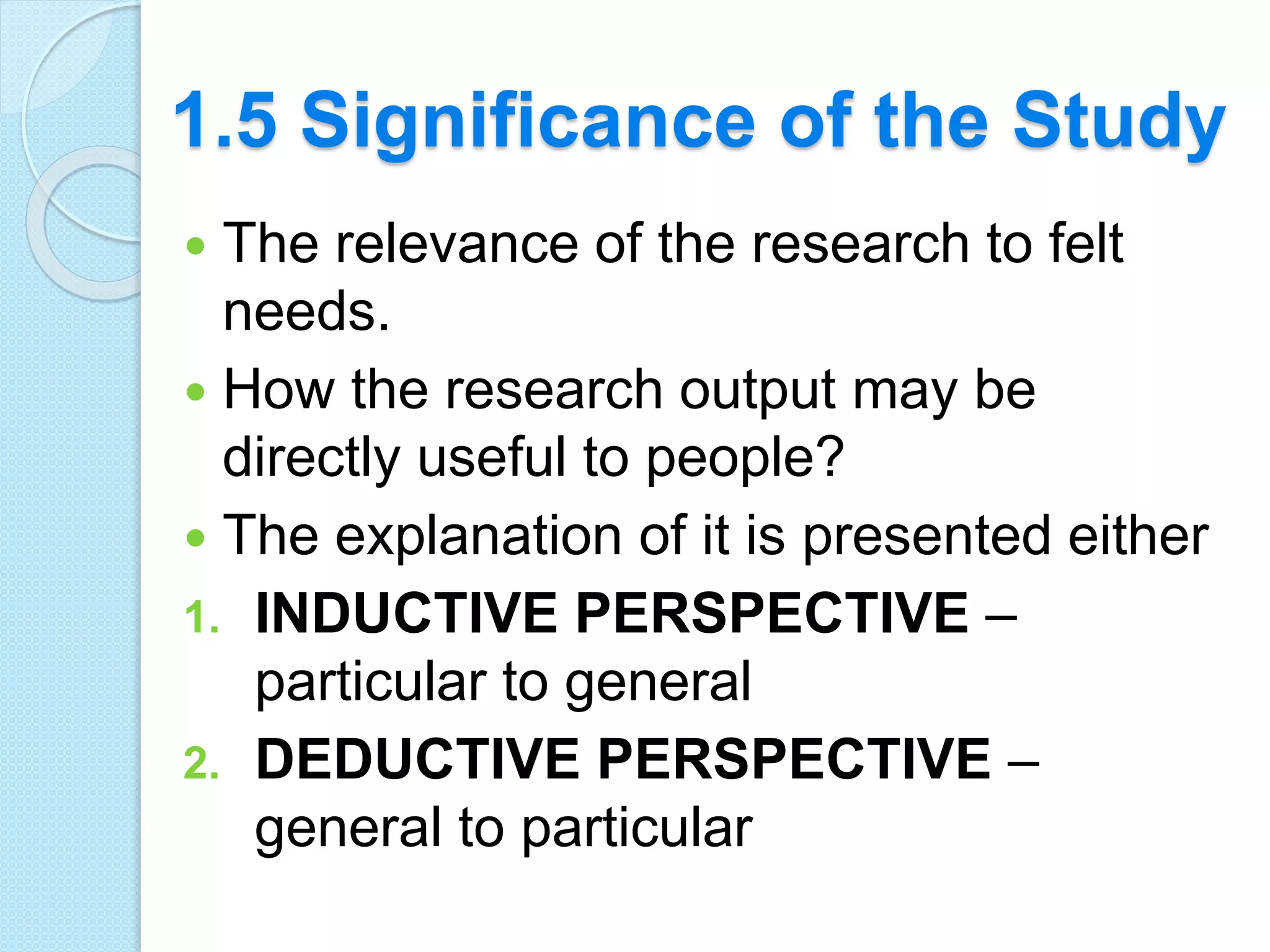 Chapter 1 Research | PPTX