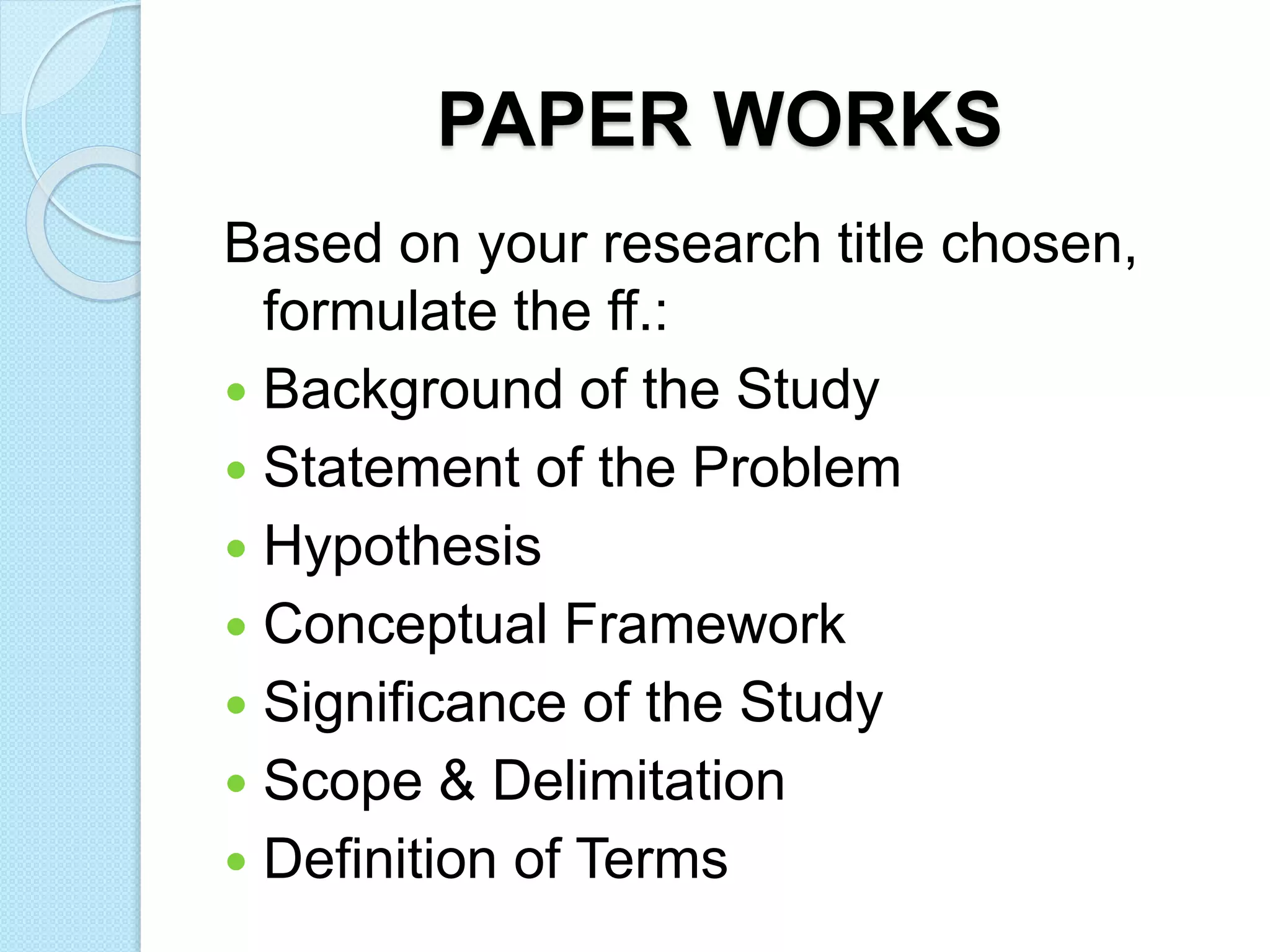 Chapter 1 Research | PPTX