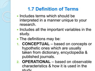 Chapter 1 Research | PPTX