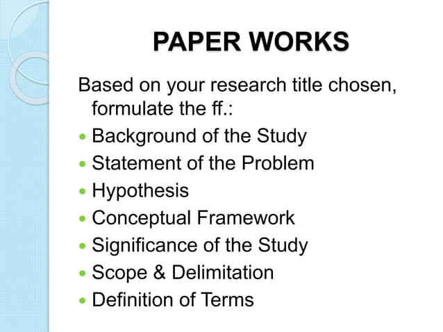Chapter 1 Research | PPTX
