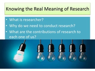 Chapter 1 Research | PPTX