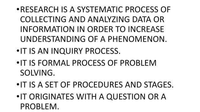 CHAPTER 1 RESEARCH 1 LESSON 1.pptx | Undergraduate Education | College ...