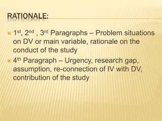 Chapter 1 research content | PPTX