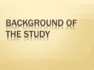 Chapter 1 research content | PPTX