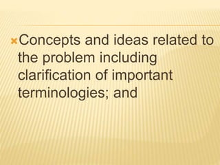 Chapter 1 research content | PPTX