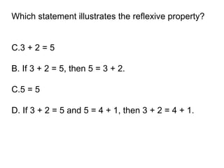 Chapter 1 review (algebra) (UPDATED for A.C.) | PPT