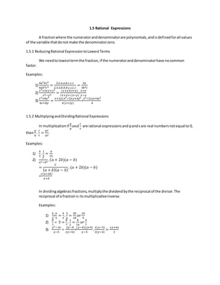 Chapter 1 review topic in algebra 1 | PDF