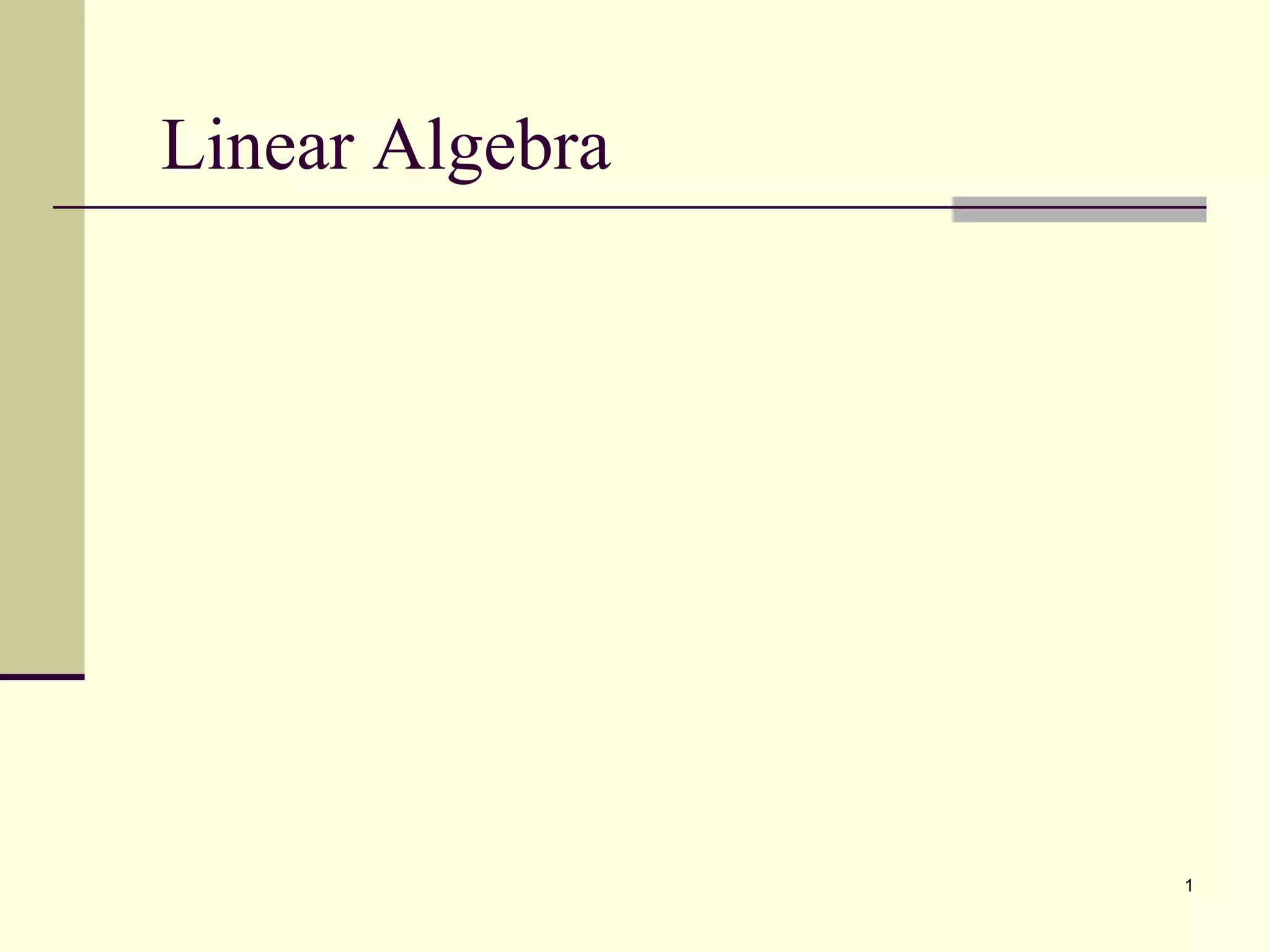 matrices and algbra | PPT | Physics | Science
