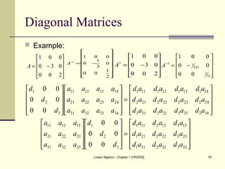 matrices and algbra | PPT