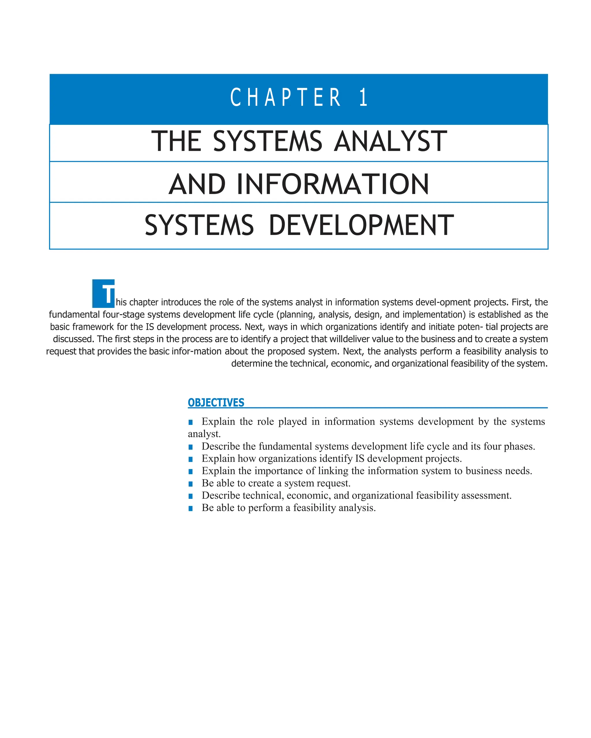 Chapter 1 software analysis and design in software development | PDF