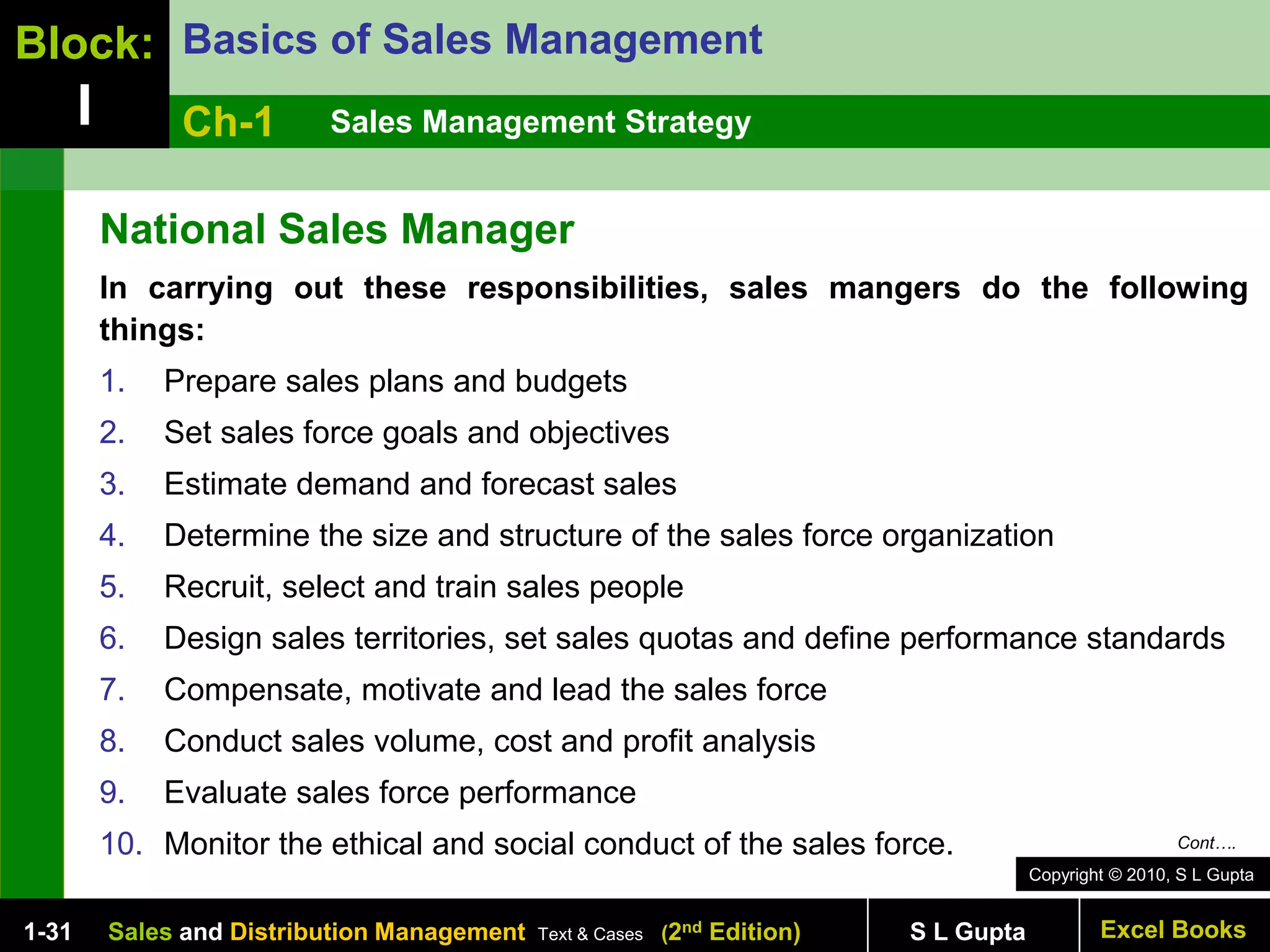 Chapter 1 Sales Management Strategy-Sales and Distribution Management.ppt