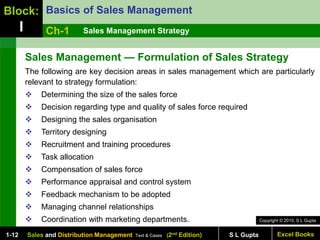 Chapter 1 Sales Management Strategy-Sales and Distribution Management.ppt